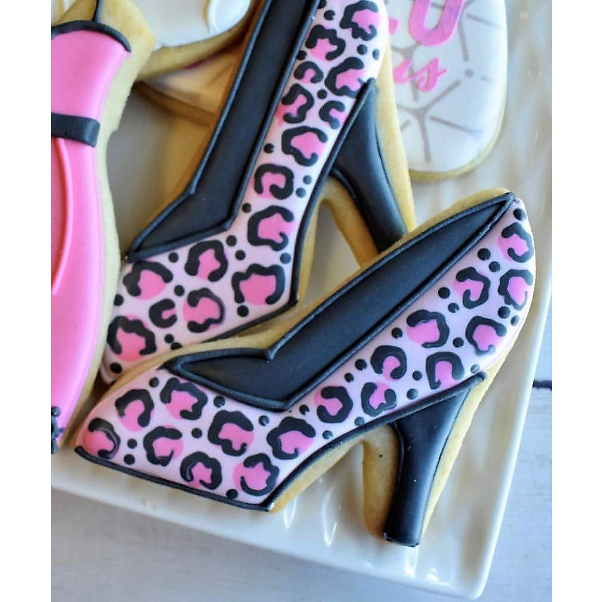 Platform High Heel Shoe Cookie Cutter 3.25" Made in USA by Ann Clark