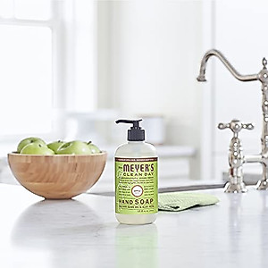 MRS. MEYER'S CLEAN DAY Hand Soap, Made with Essential Oils, Biodegradable Formula, Apple, 12.5 fl. oz - Pack of 3