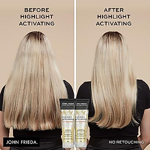 john frieda sheer blonde highlight activating shampoo,platinum to Champagne 8.3 oz / 250mL