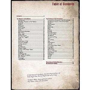 S. Petersen's Field Guide to Lovecraftian Horrors: A Field Observer's Handbook of Preternatural Entities and Beings from Beyond the Wall of Sleep (Call of Cthulhu Roleplaying)