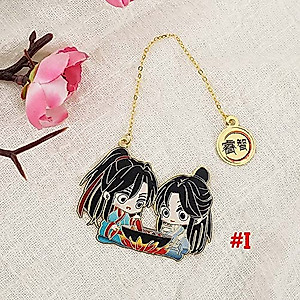 Anime Heaven Official's Blessing Bookmar, Mo Dao Zu Shi Bookmark, Tian Guan Ci Fu Metal Hollowing Book Markers(I)