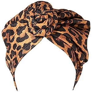 AQUA Waterproof Headwear®️, Waterproof, Pre-Tied, Sun Bun Turban Protects Your Hair in The Shower, Pool Or in Inclement Weather. Made of Stretchy, Soft, Breathable, 100% Waterproof Fabric.