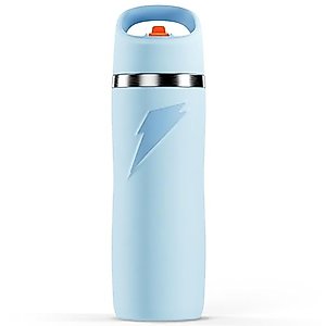 Gatorade 'Overtime' 22oz Stainless Steel Water Bottle, Straw Cap, Blue