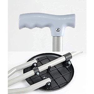 Cane Stool,Foldable Walking Sticks Stool,Walking with Seat Aluminum Alloy Crutch Chair Tripod Walking Stool Old Man Lightweight Folding Non-Slip Walki