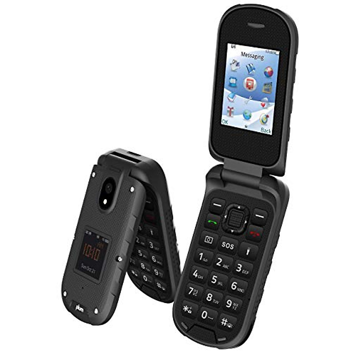 Plum Ram 8 - Rugged Flip Phone Unlocked Water Shock Proof - NOT for USE in The USA