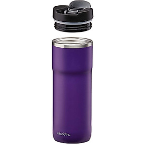 Aladdin Keeps Hot for 4 Hours-BPA-Free-Dishwasher Safe, Stainless Steel, Purple, 0.47L