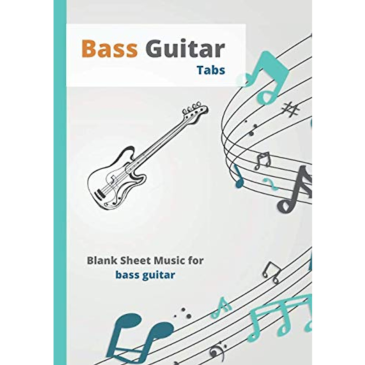Bass Guitar Tabs: Blank Sheet music pages with Tab lines for 4 string bass