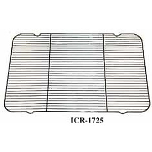 Winco Icing/Cooling Rack with Built-in Feet, 16.25-Inch by 25-Inch, Medium, Chrome