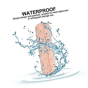 Operitacx 2 pcs Holder Embroidered Pouch Zipper Clear And Pen Pencil Portable Office Canvas Bag Orange Students Colored Makeup Student Pattern Multifunctional Stationery Cosmetic Zippers