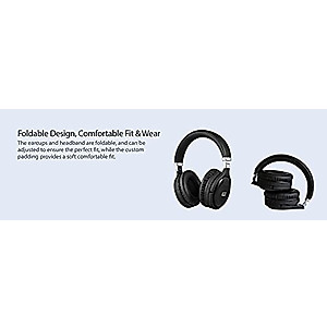 Bluetooth Active Noise Cancellation Headphone with Build in Microphone