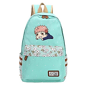 GO2COSY Anime Jujutsu Kaisen Backpack Daypack Student Bag School Bag Bookbag Shoulder Bag