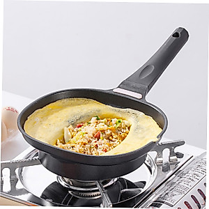 MAGICLULU 1pc Omurice Pot Outdoor Cooking Pan Iron Egg Nonstick Egg Pan Skillet Pan Pancake Molds Toaster Oven Pan Japanese Omelette Pan Maker Pans Multifunctional Pot Sandwich Resin Handle