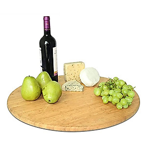 RoomForLife - Solid Bamboo Turntable - 14 inch Diameter Multi use Lazy Susan