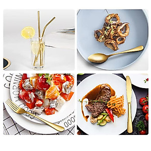 Alikpop Portable Lunch Cutlery Sets-Straw, Straight Straw, Knife, Fork, Spoon, Chopsticks, Cleaning Brush 8 Piece Kpop Merchandise Bangtan Boys Merch Travel Camping Utensils Set (Black)