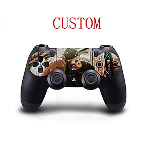 Custom Vinyl Skin Sticker Decal Cover for PS4 Playstation Controller with Your Own Picture
