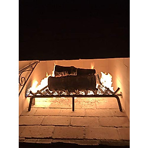 EasyFirePits 12 Inch Stainless Steel Lifetime Warranted Gas Fireplace Replacement Burner Straight END-FED Gas Log Lighter