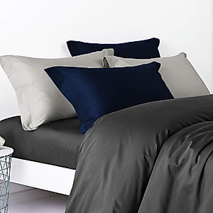 NTBAY Cotton Queen Pillow Shams - 500 Thread Count Egyptian Cotton 20x30 Sham Covers, 2 Pack Super Soft and Breathable 20x30 Inches Oxford Pillowcases, White