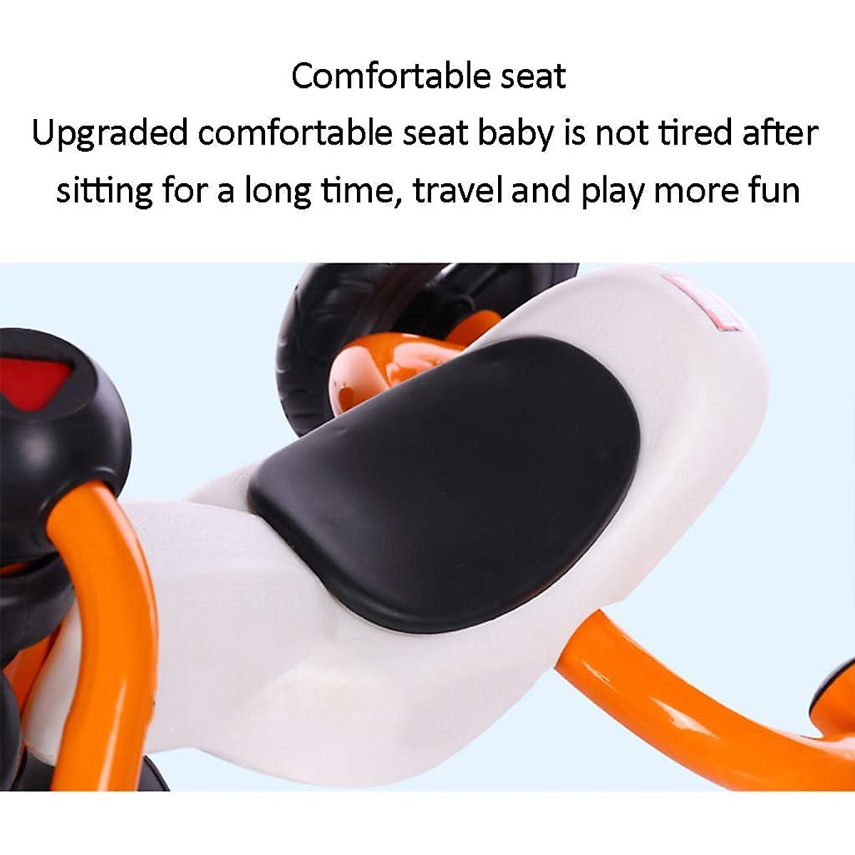 NUBAO Stroller Wagon Kids' Trikes Pedal Cars Children's Tricycle for 2-6 Year Old Boys Girls Pedal Toddler Scooters Pushchairs with Front Basket Over 1 Year Old Girl Gifts (Color : C)