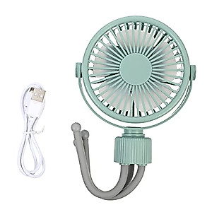 CRAFTHROU Small Table Fan 1 Set Deformation Folding Fan Protable Fan USB Rechargeable Fan Portable Mini Fan Vintage Desk Fan Silent Table Fan Multi-function Fan Cooling Fan Small Fan Pp