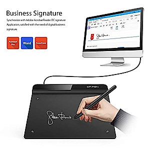 Drawing Tablet XPPen StarG640 Digital Graphic Tablet 6x4 Inch Art Tablet with Battery-Free Stylus Pen Tablet for Mac, Windows and Chromebook (Drawing/E-Learning/Remote-Working)