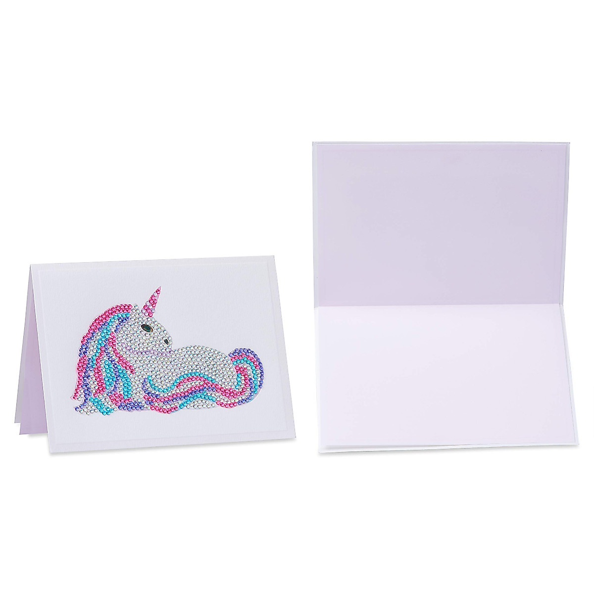 Papyrus Birthday Card Assortment, Rainbow Unicorns (4-Count)