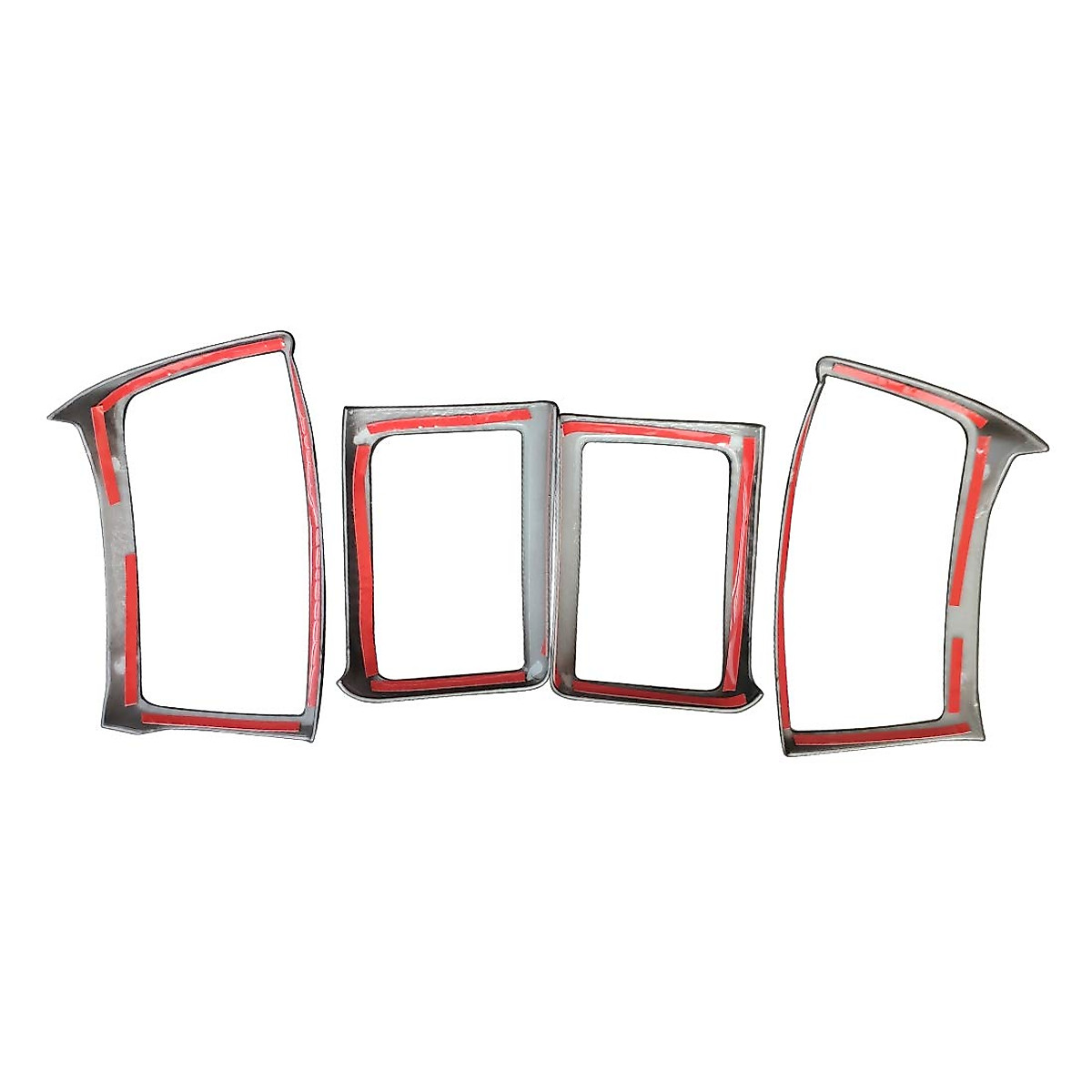 ruihe 4pcs Carbon Fiber Color Air Conditioning Dashboard Vent Cover Fit for Ford Ranger Accessories 2015 2016 2017 2018 2019 2020 2021ABS