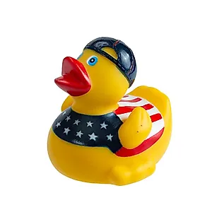 Nuwani 5.5" Christmas Rubber Duck Bath Ducks for Kids, Jeeps Ducking Rubber Ducky Toys, Collectible Figurines Gift for Adults, Large Santa Claus Rubber Duckies for Baby Brithday