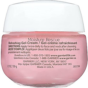 Garnier SkinActive Moisture Rescue Refreshing Gel-Cream for Dry Skin, 1.7 Ounces