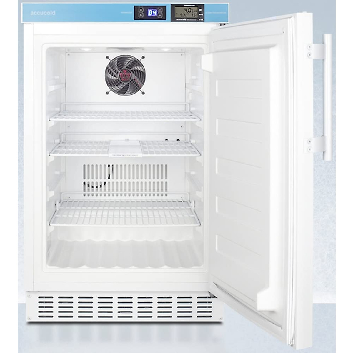 ACCUCOLD ACR45LCAL Pharmacy ADA Compliant 20" Wide Built-in Undercounter All-refrigerator with NIST Calibrated Alarm/Thermometer, Vaccine Storage, Frost-free, Self-closing Door and Lock…
