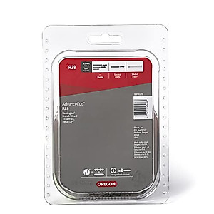 Oregon R28 AdvanceCut 6-Inch Replacement Chainsaw Chain, for Pole Saws & Chain Saw Tools, 6" Guide Bar, 28 Drive Links, Pitch: 3/8" Low Profile, .043" Gauge (R28)