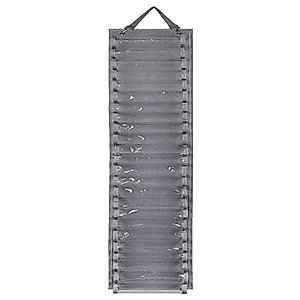 Xiaokeis Vinyl Storage Rack,48 Holes Vinyl Roll Holder Wall Mount Vinyl Rolls Storage Organizer for Vinyl Sheets, Heat Transfer Paper, Wrapping Paper,Design Drawings(Grey)