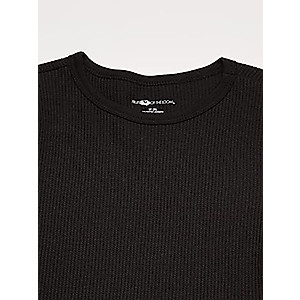 Fruit of the Loom boys Premium Thermal Waffle Underwear Base Layer Set, Black, 10 12 US