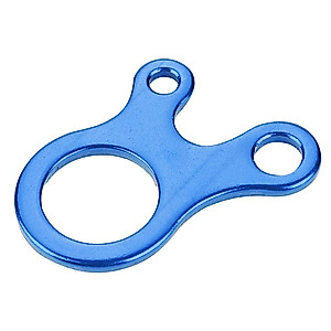 20pcs Tent Guy Lines Tensioners Ultralight Aluminium Alloy Rope Guylines Adjuster 3Hole Quick Knot Tent Cord Runner Fastener Wind Rope Buckle for Camping Hiking Backpacking Outdoor Activity (Blue)