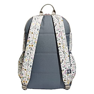 adidas Originals National 3.0 Backpack, Woodland Floral Chalk White/Wonder Beige/Onix Grey, One Size