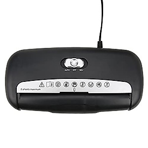 Paper Shredder Stationery Electric Mute Supplies Mini Household Office 220V 110V Document Shredder EU Electrical Home Shredder Shredders (US Plug 110V)