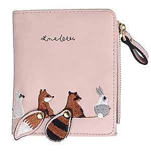 GALPADA Kawaii Wallet Cute Wallets Animal Purses Wallet Purse Coin Pouches Wallet Aesthetic Foldable Purse