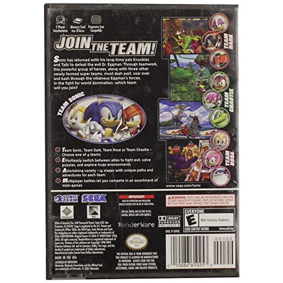 Sonic Heroes - Gamecube