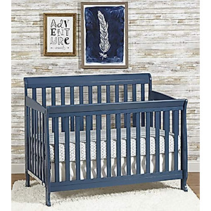 Suite Bebe Riley 4-in-1 Convertible Crib, Navy Blue