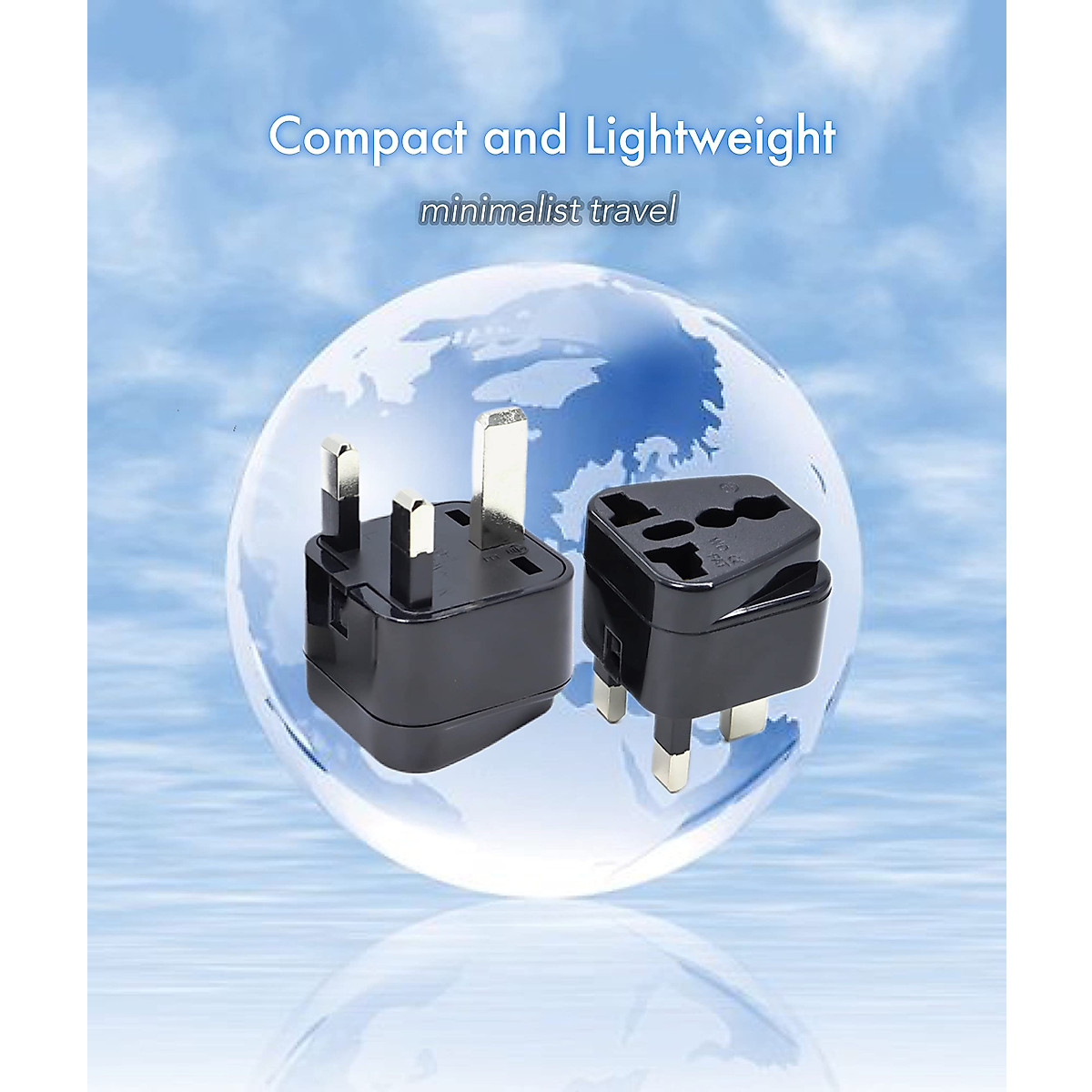 10PCS Universal Plug Travel Adapter International Adapter Plug Set Travel Adapter for World Wide International Travel