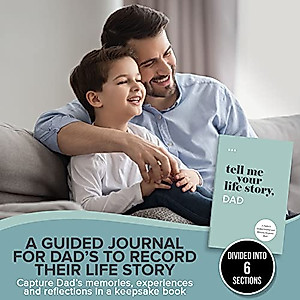 Tell Me Your Life Story, Dad: A Father’s Guided Journal and Memory Keepsake Book (Tell Me Your Life Story® Series Books)