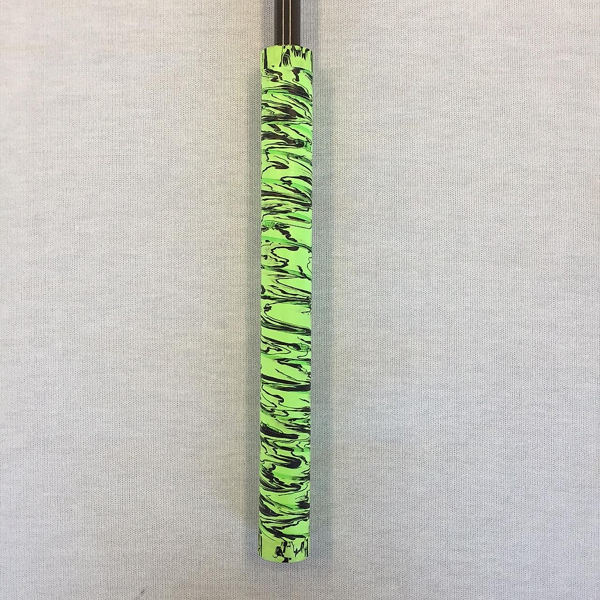 Winn Fishing 66" Rod Overwrap Tape, Slim - Chartreuse/black