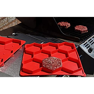 Burger Master Innovative 8 in 1 Burger Press and Freezer Container