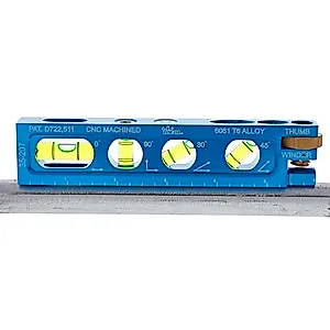 Ideal 35-207 6" Electrician Level With 4 Vials And Magnetic Jaw