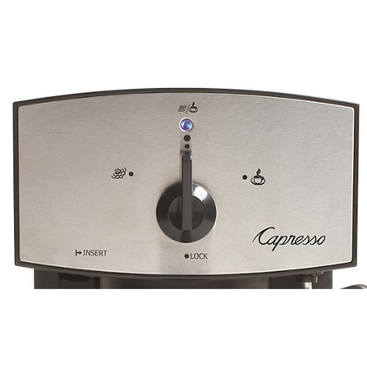 Capresso 117.05 Stainless Steel Pump Espresso and Cappuccino Machine EC50, Black/Stainless