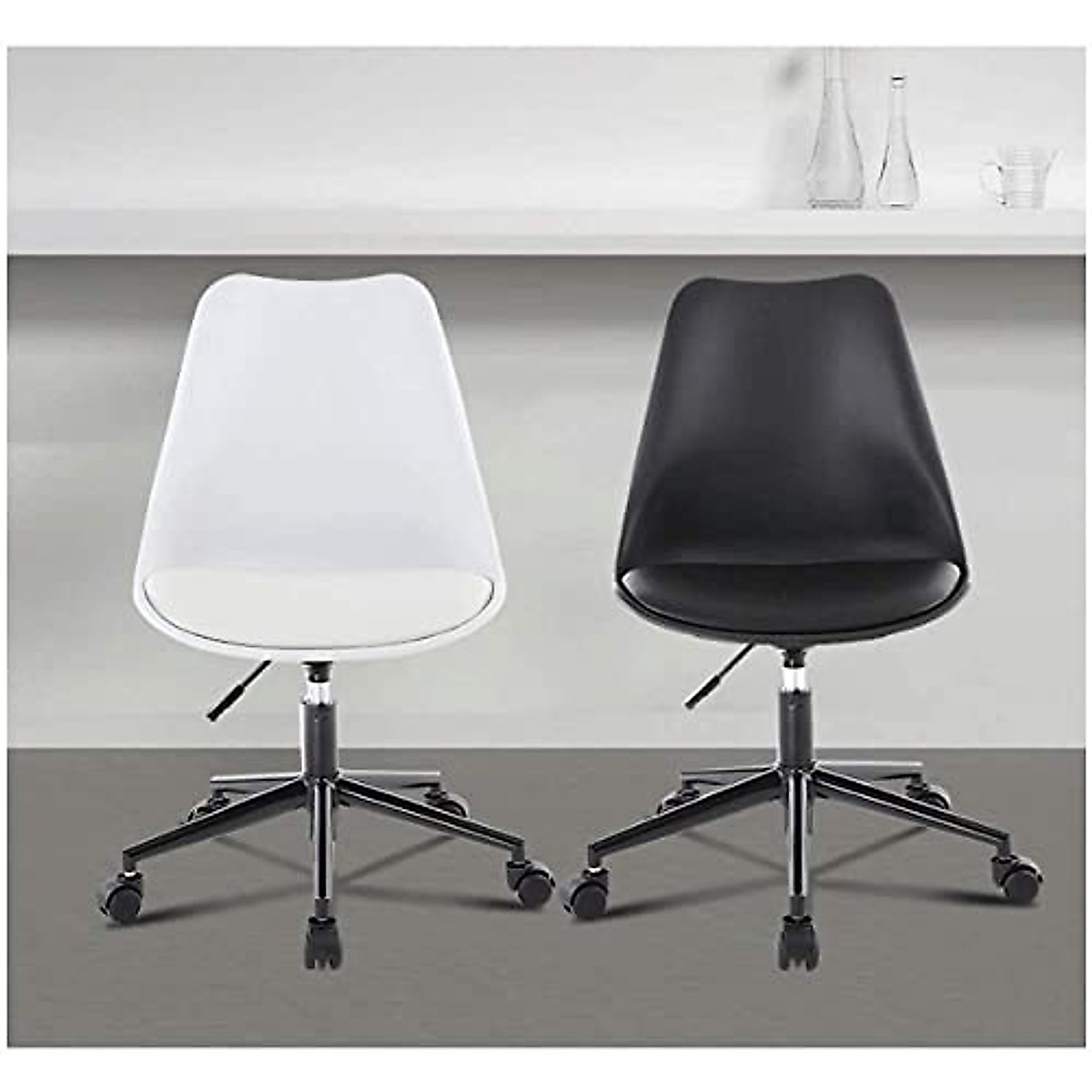 MayNuo Chair Computer Chair Lift Swivel Chair Home Office Chair Small Game Chair Small Swivel Chair Student Chair Desk and Chair/Yellow