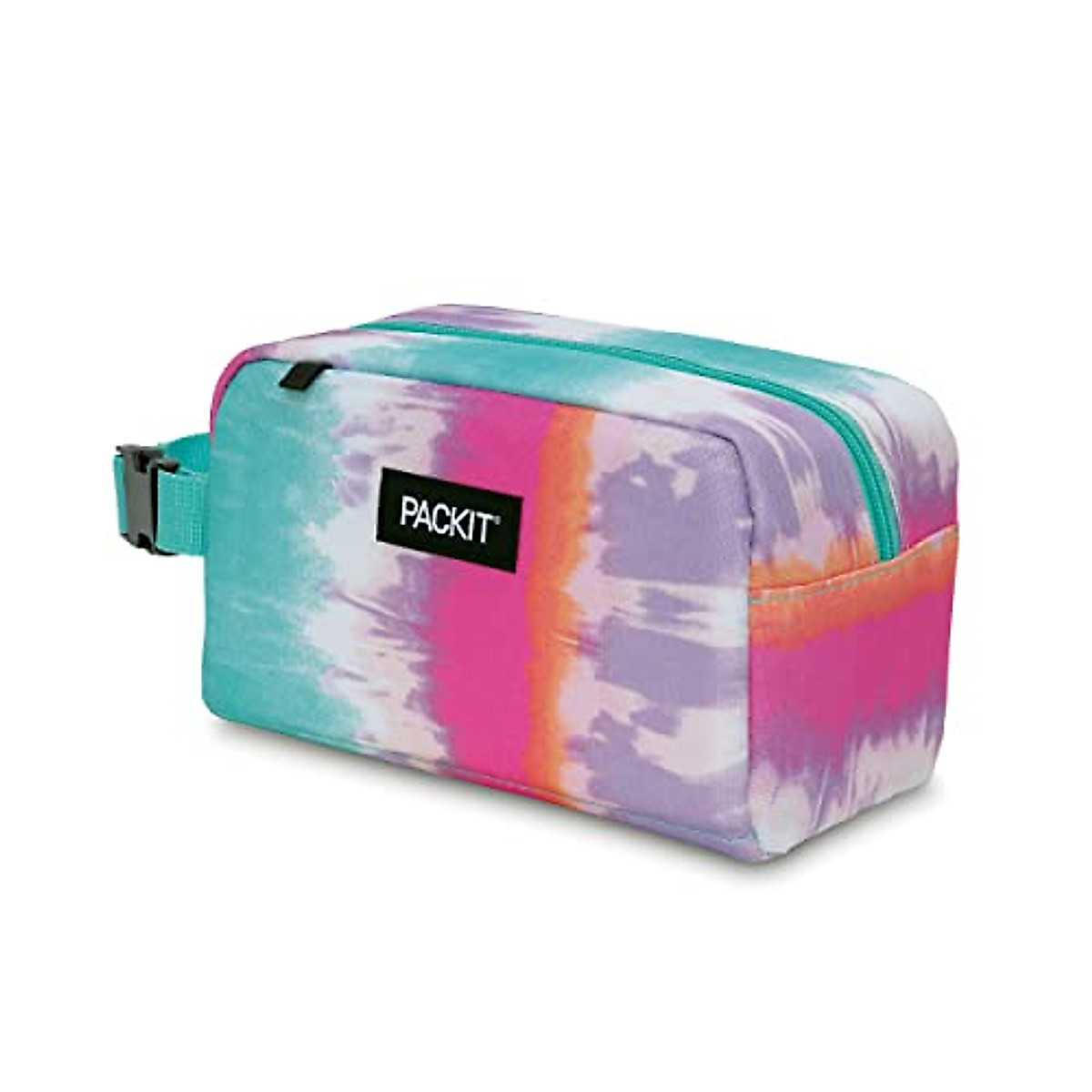 PackIt Freezable Classic Lunch Box (Tie Dye Sorbet) and Snack Box Bundle