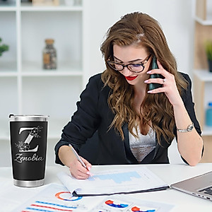 Petalsun Personalized Tumbler with Names, Custom Travel Coffee Tumbler - 16 Designs, 10 Colors, 20oz tumbler with lid and straw, Personalized Birthday Gifts for Mom Women Men Anniversary