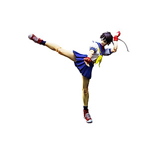 Bandai Tamashii Nations S.H.Figuarts Sakura Kasugano "Street Fighter" Action Figure, Multi-colored, 8" (BAN23895)