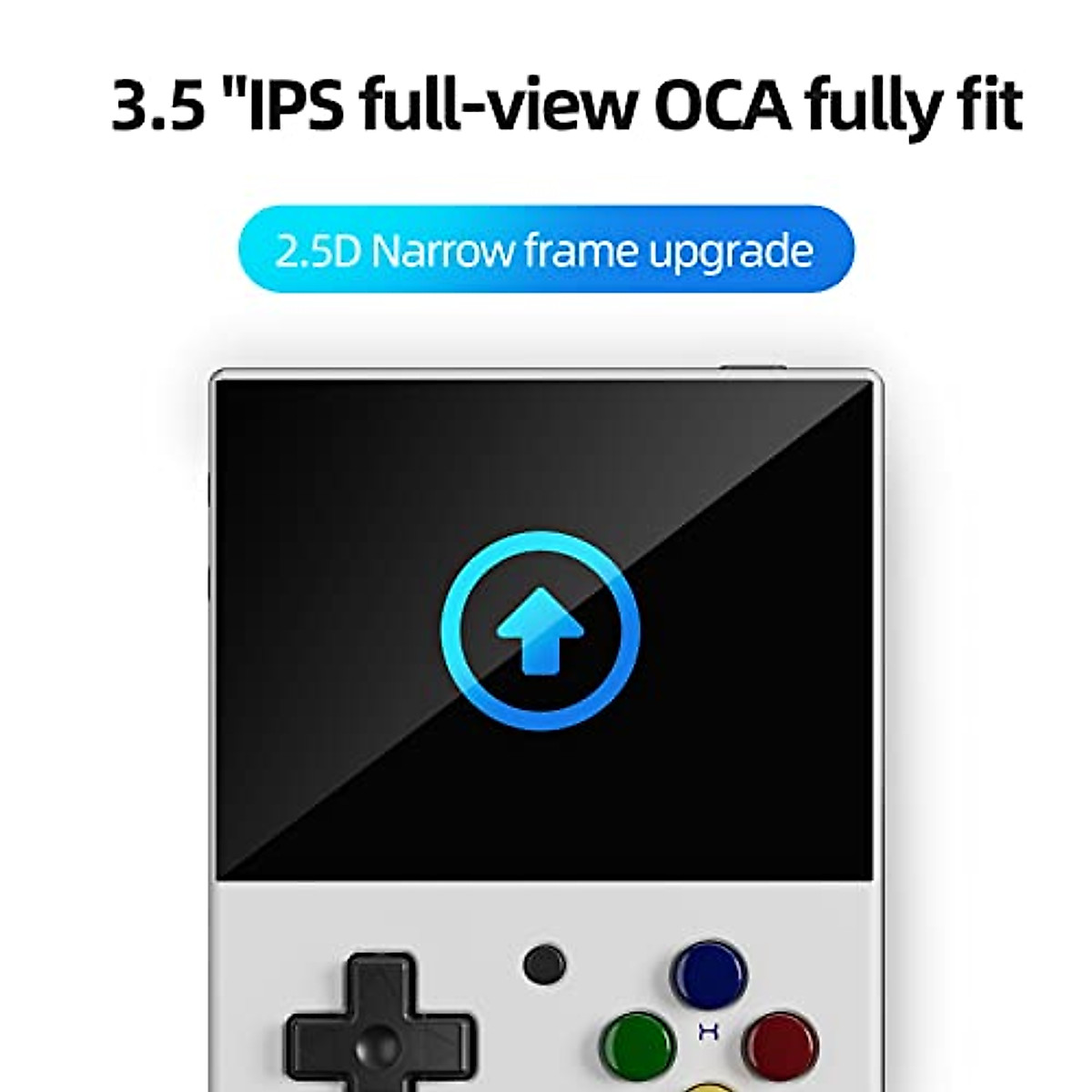 Miyoo Mini Plus Retro Handheld Game Console 3.5-inch IPS Screen with WiFi and 10000+ Games (Purple 128G)