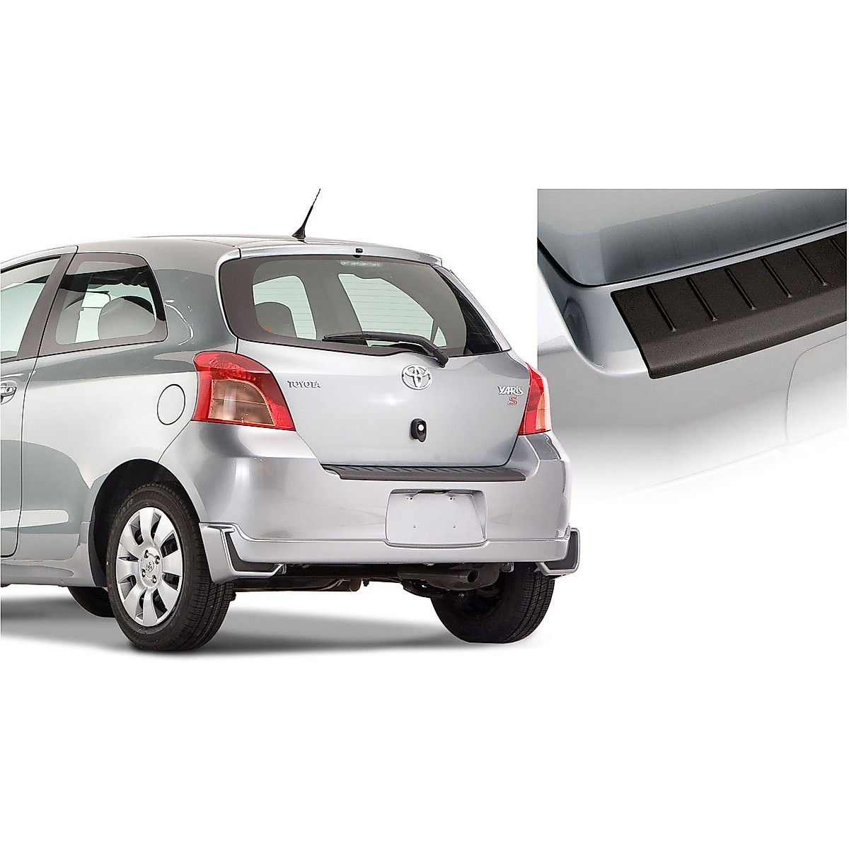 Auto Ventshade [AVS] Bumper Protection - Smoke Color | 34002 | Fits 2007 - 2008 Toyota Yaris Hatchback